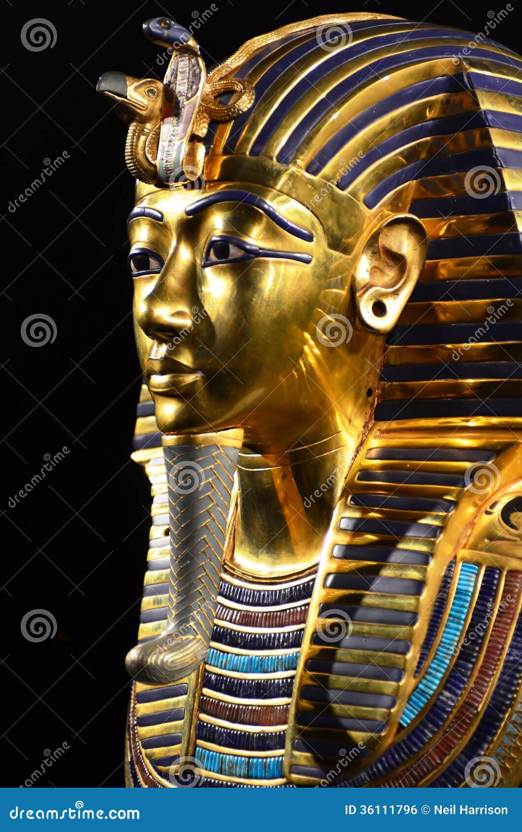 Tutankhamon fotografia editoriale. Immagine di caviglia - 36111796