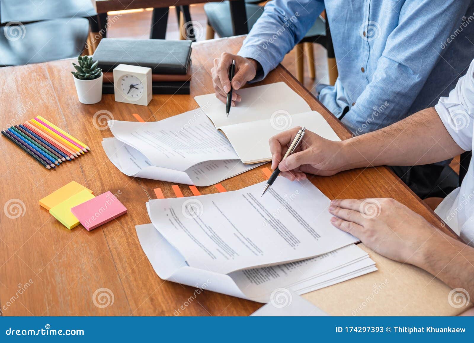 Tutor Books with Friends Education, Group Students Studying and ...