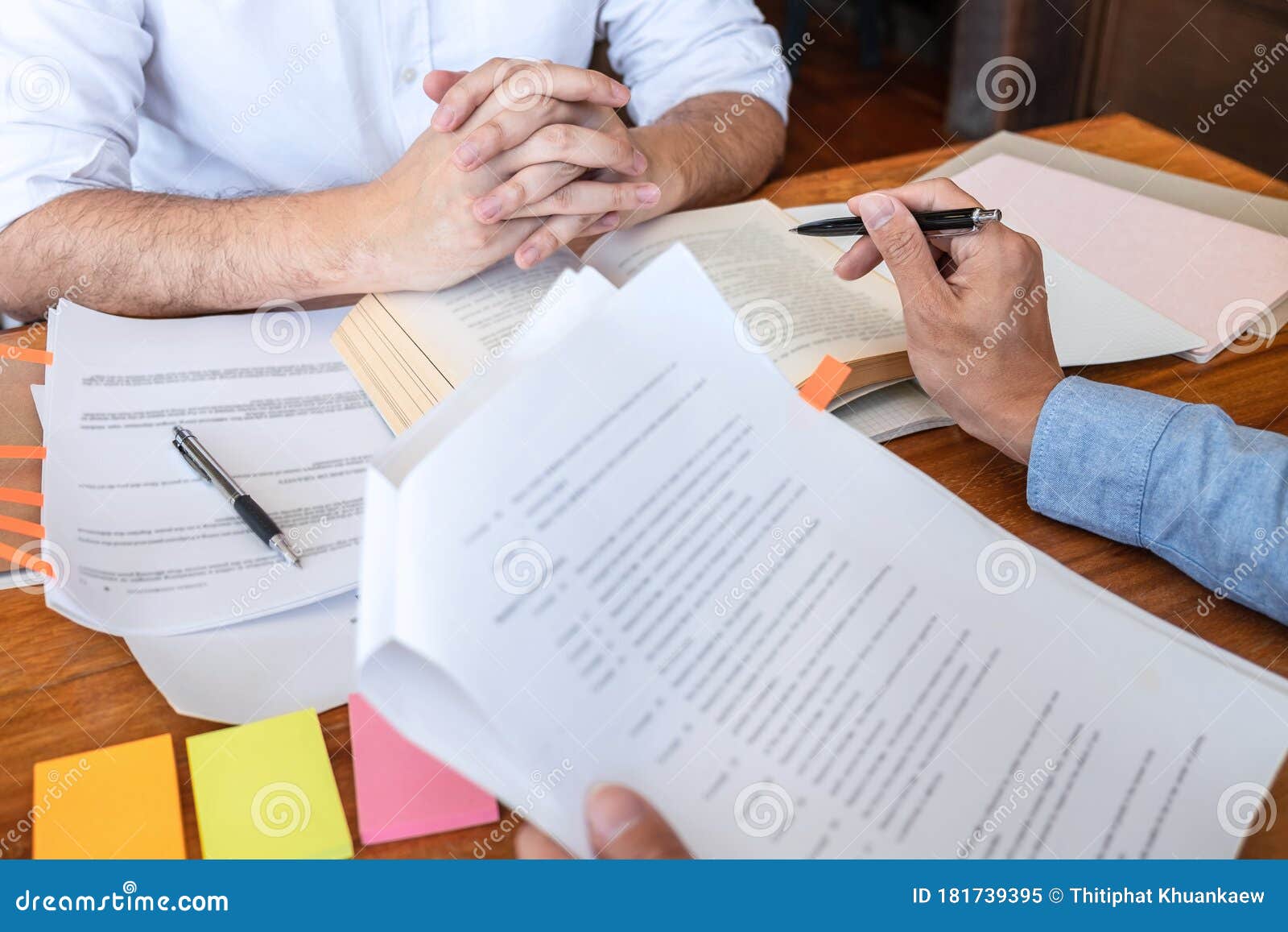 Tutor Books with Friends Education, Group Students Studying and ...