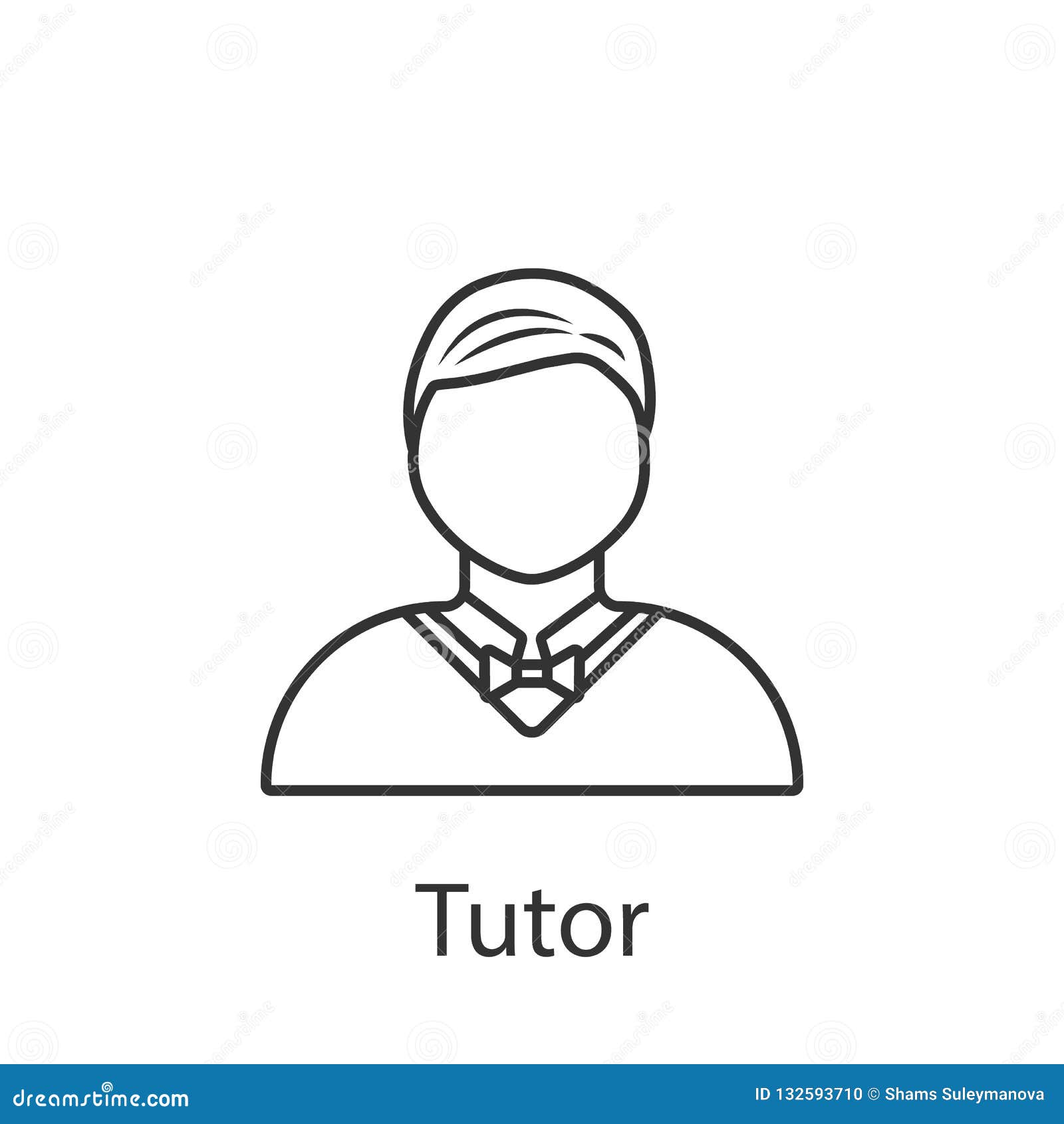 Tutor Icon. Element of Profession Avatar Icon for Mobile Concept and ...