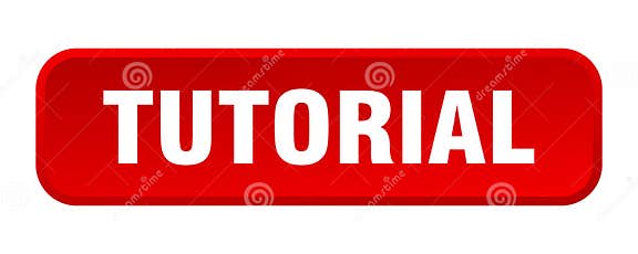 Tutorial Button. Tutorial Square 3d Push Button Stock Vector ...