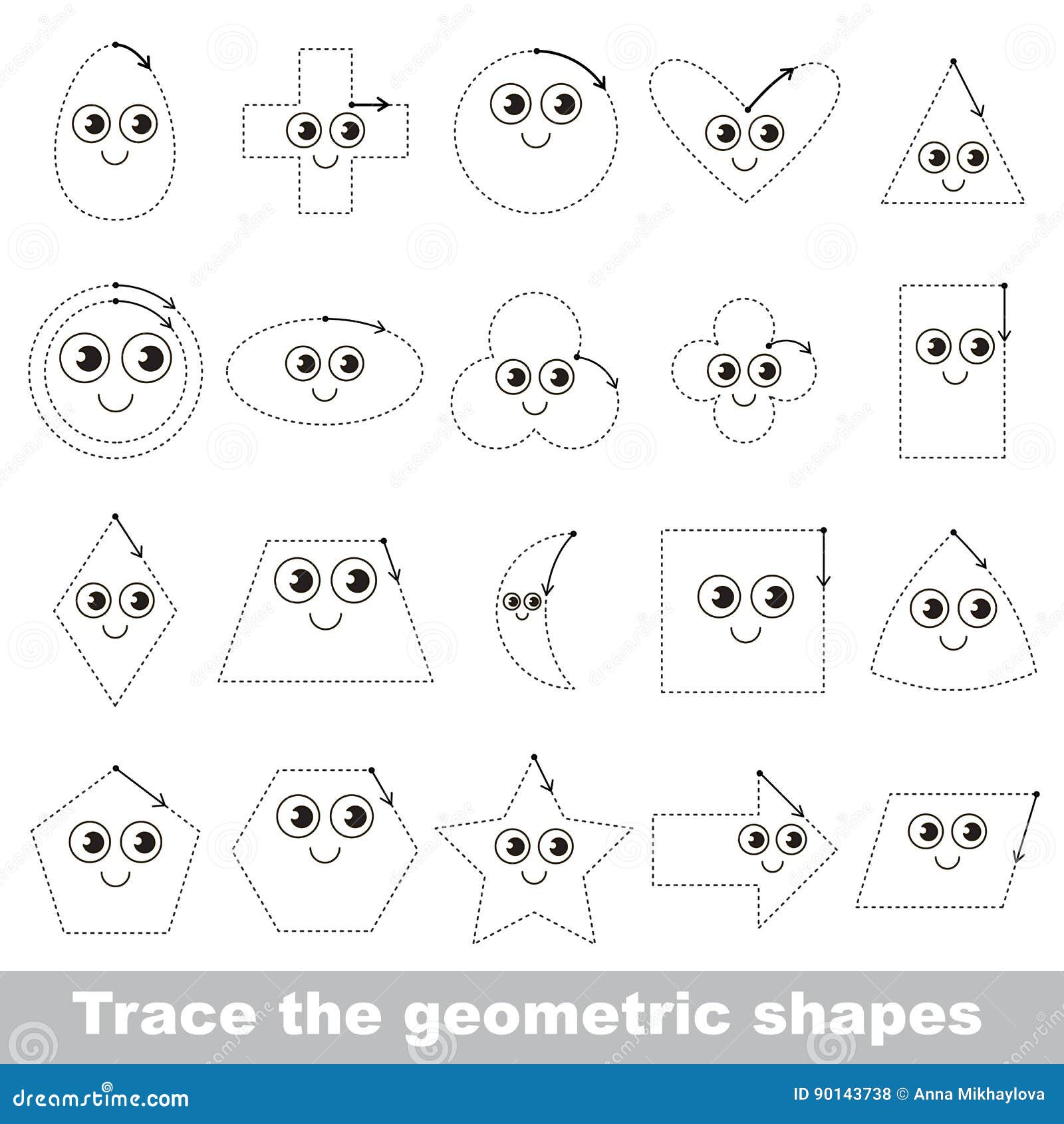 Tutorial De Trazado Para Que Niños Aprendan Formas Geométricas ...