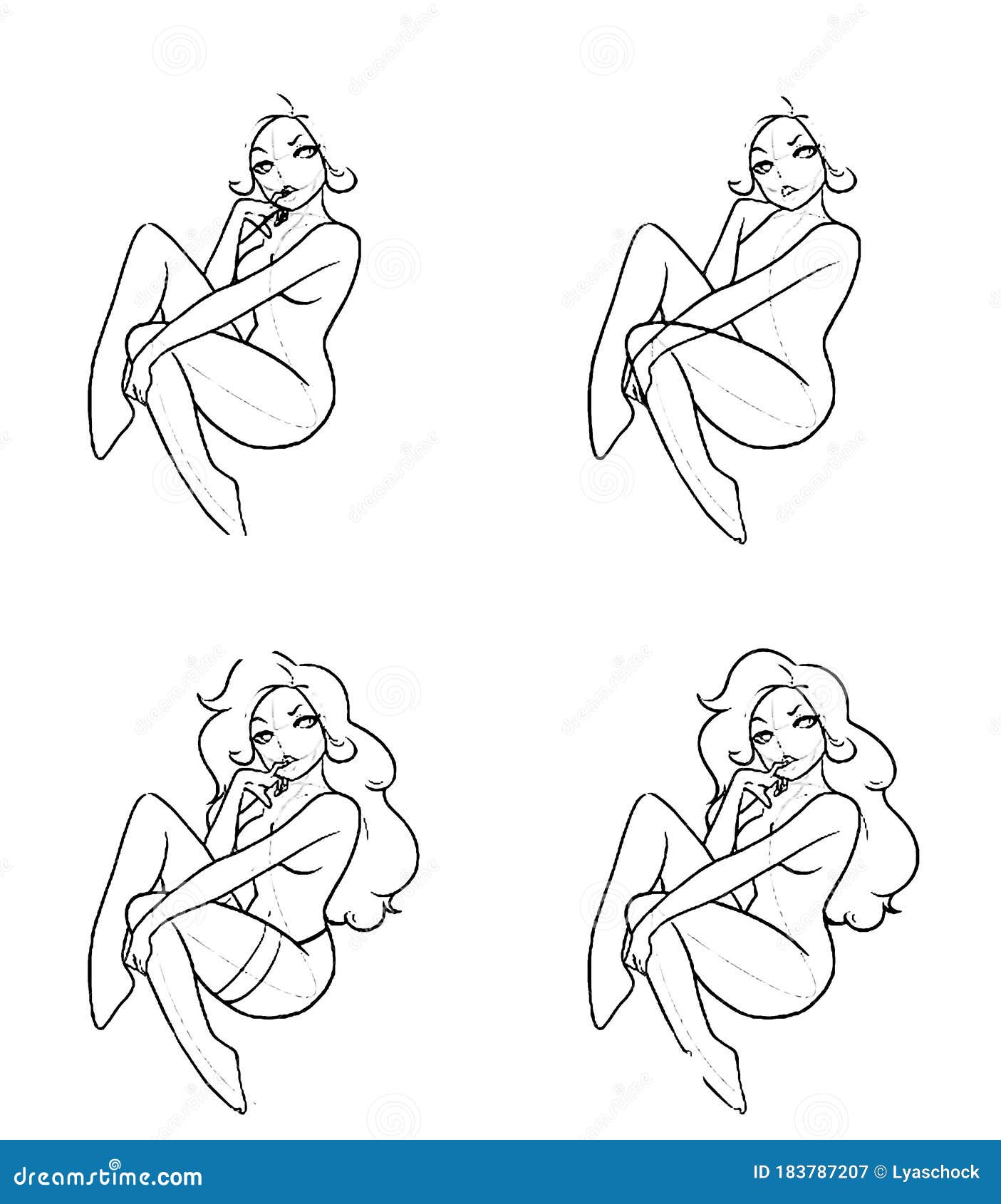 Tutorial of Drawing Female Body. Drawing the Human Body, Step by Step ...