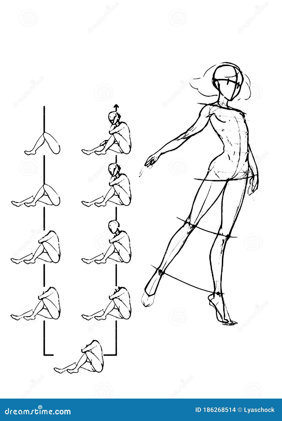 Tutorial of Drawing Female Body. Drawing the Human Body, Step by Step ...
