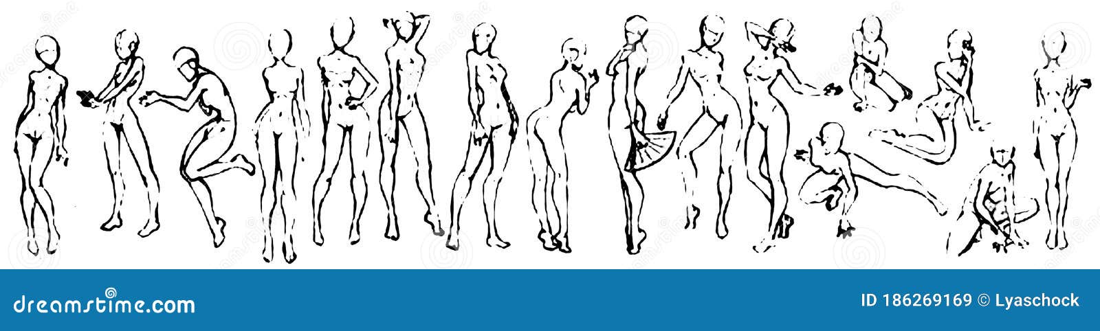 Tutorial of Drawing Female Body. Drawing the Human Body, Step by Step ...