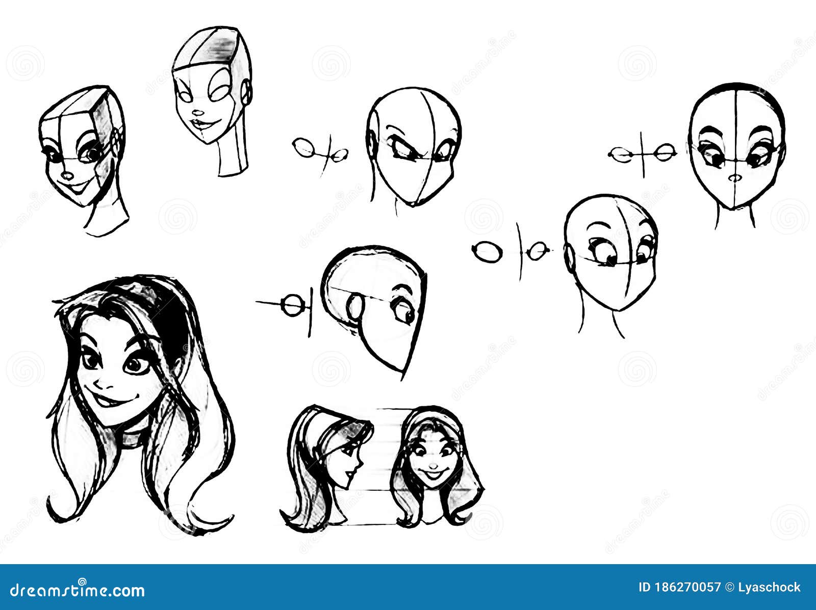 Tutorial of Drawing Female Body. Drawing the Human Body, Step by Step ...