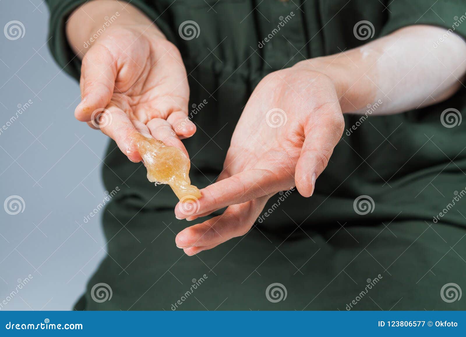 Tutorial Hair Removing Sugaring, Depilation, Waxing Stock Image - Image ...