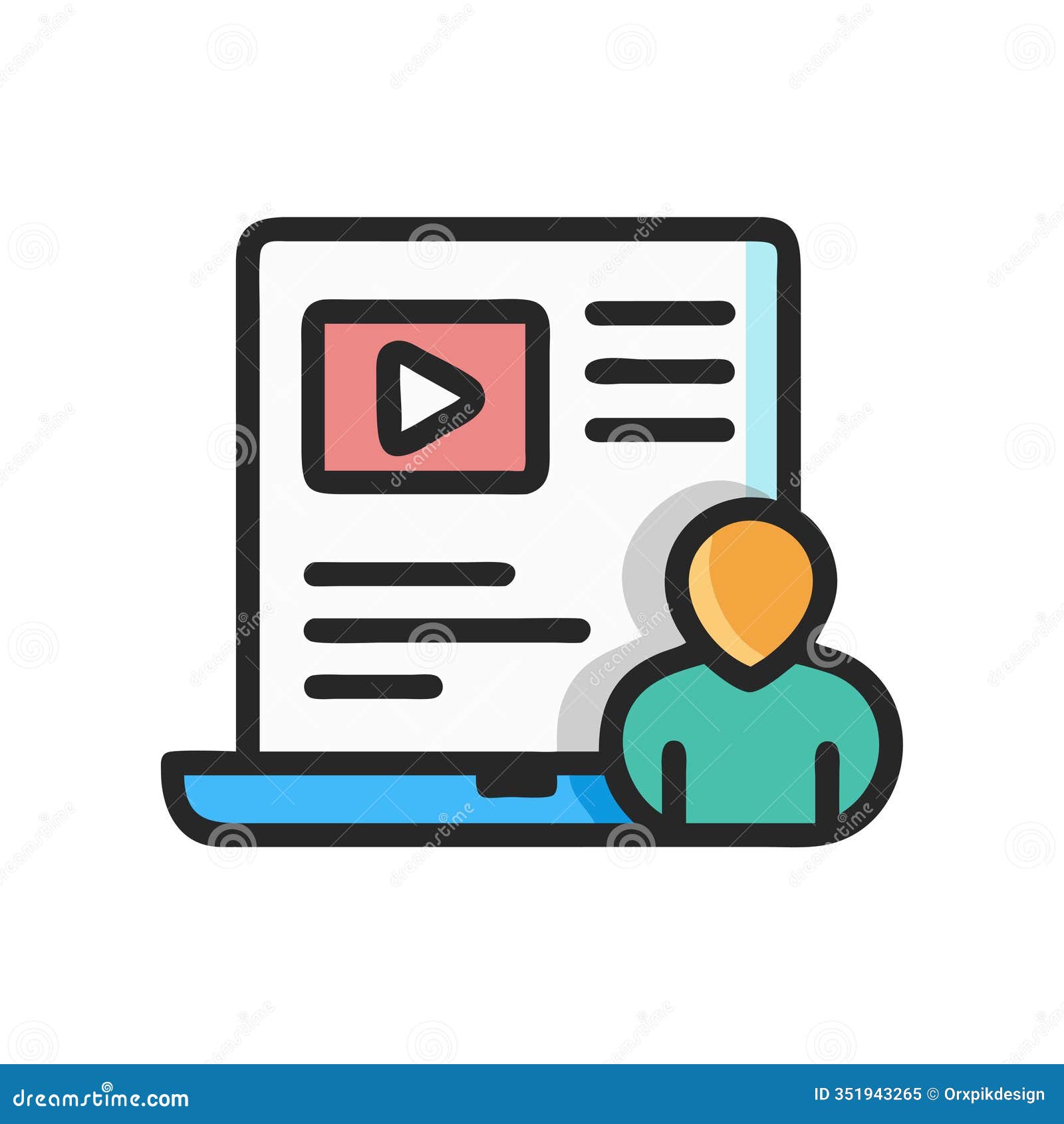 Tutorial Icon Vector Isolated On White Background, Tutorial Sign ...