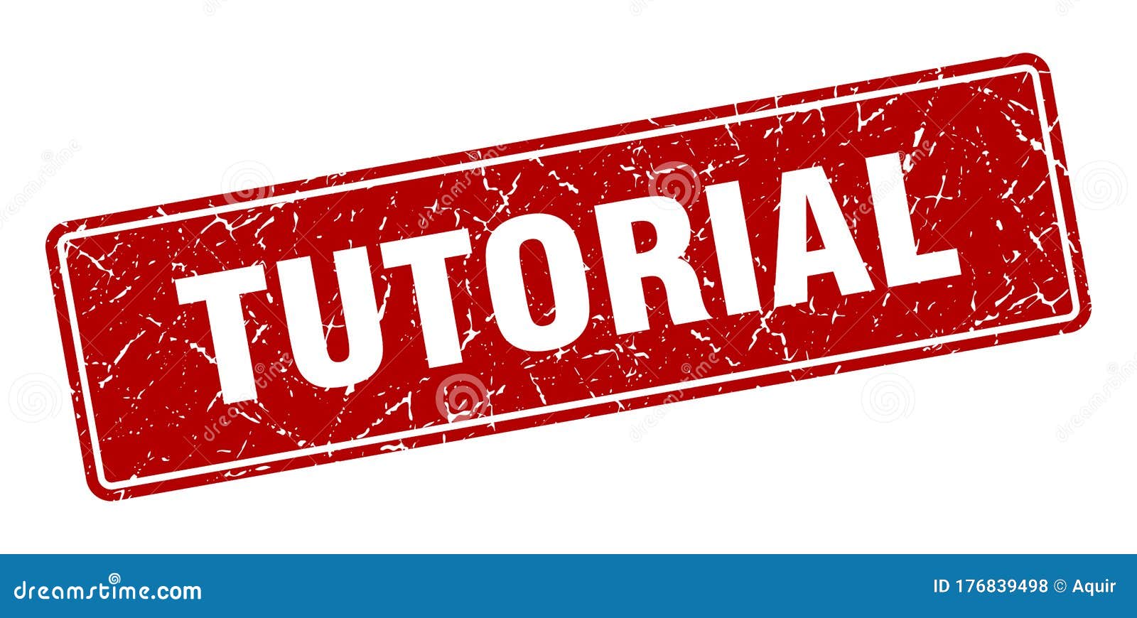 Tutorial Sign. Tutorial Grunge Stamp Stock Vector - Illustration of ...