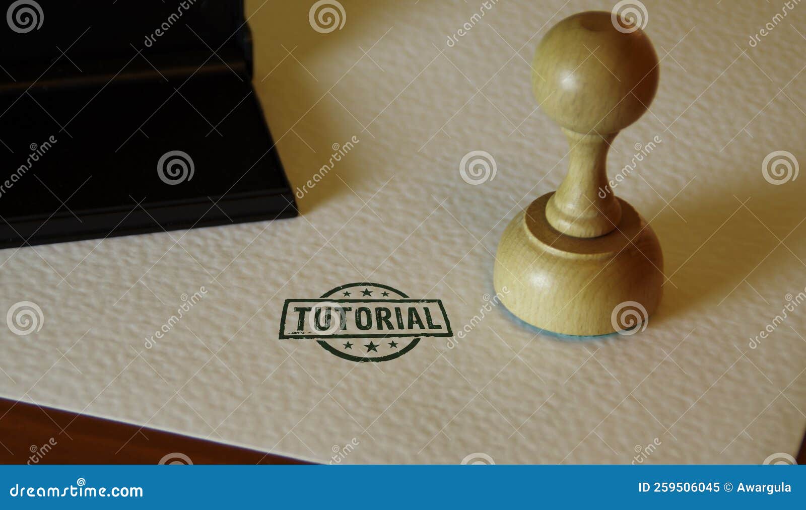 Tutorial Stamp and Stamping Stock Image - Image of webinar, paper ...