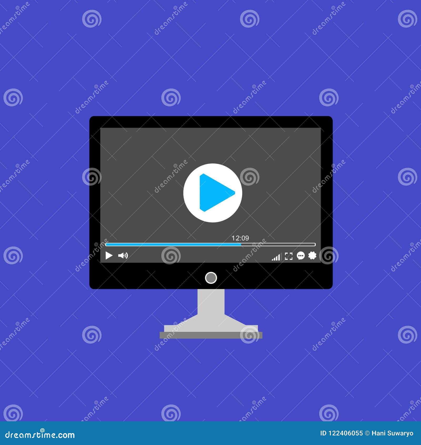 Tutoriales Video, Estudio Y Concepto Del Aprendizaje Ejemplo Plano Del Vector Ilustración del ...