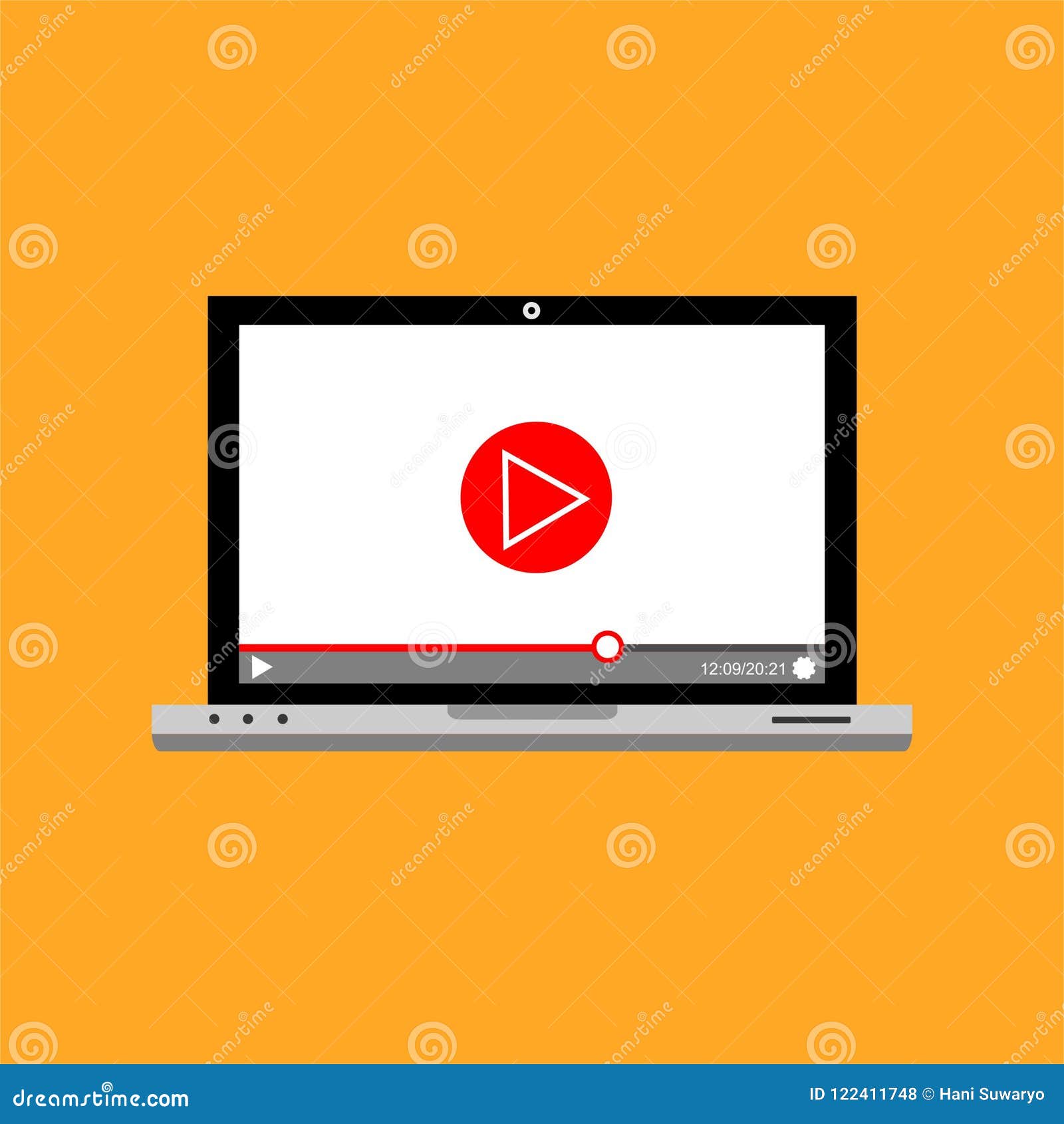Tutoriales Video, Estudio Y Concepto Del Aprendizaje Ejemplo Plano Del Vector Ilustración del ...