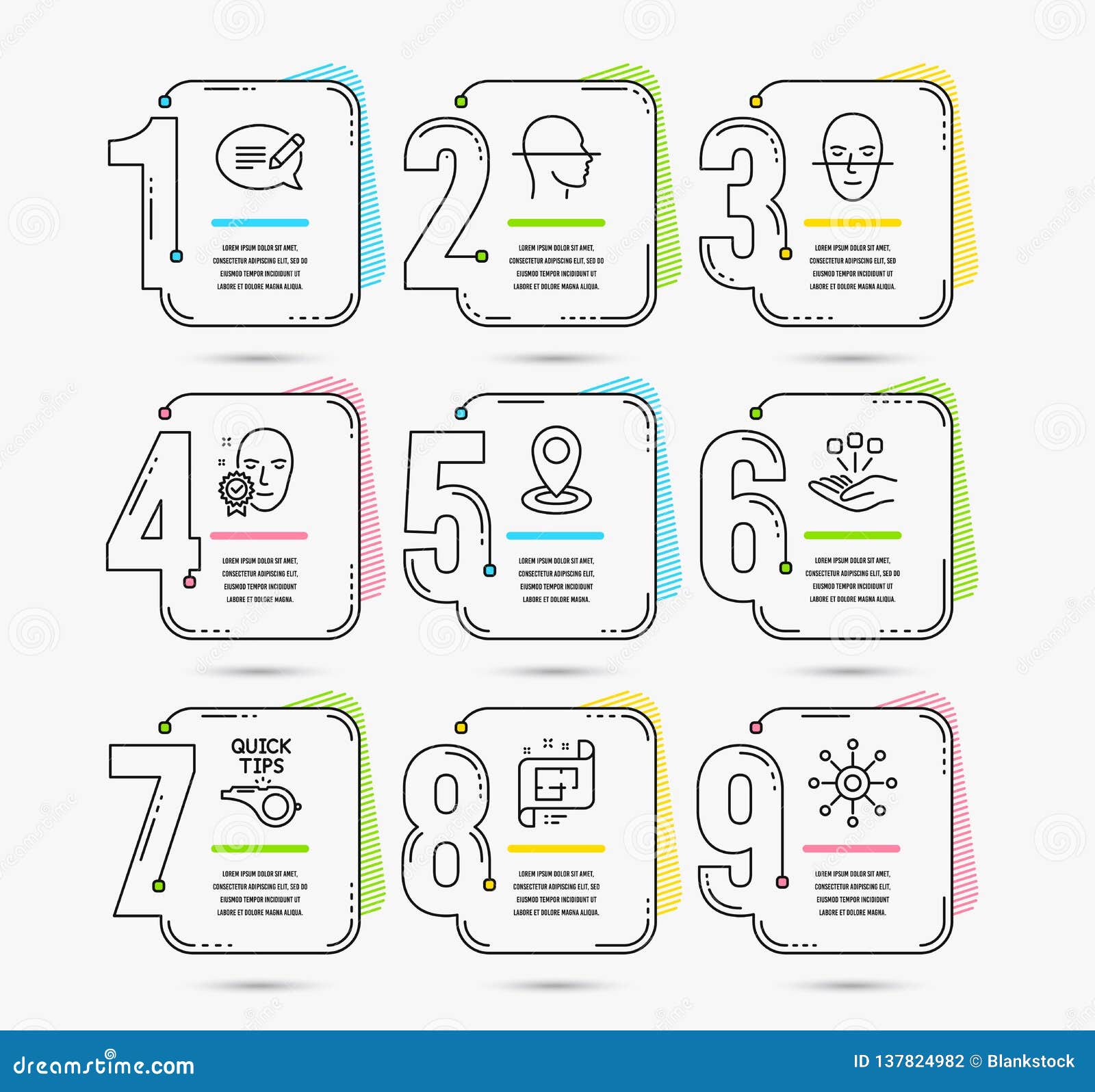 Tutorials, Face Scanning and Architectural Plan Icons. Location, Face ...