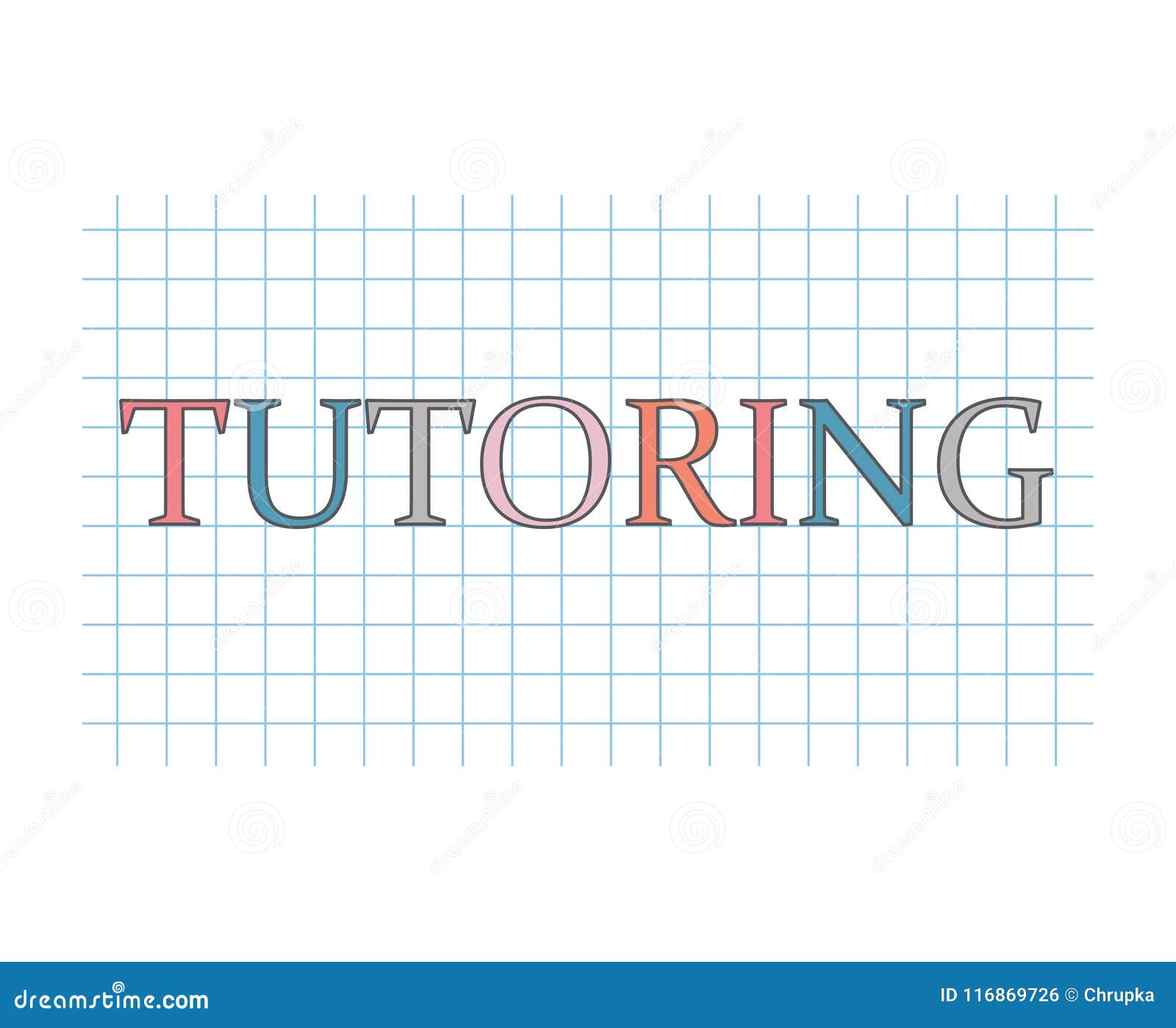 Tutoring Concept- Vector Illustration Stock Vector - Illustration of ...