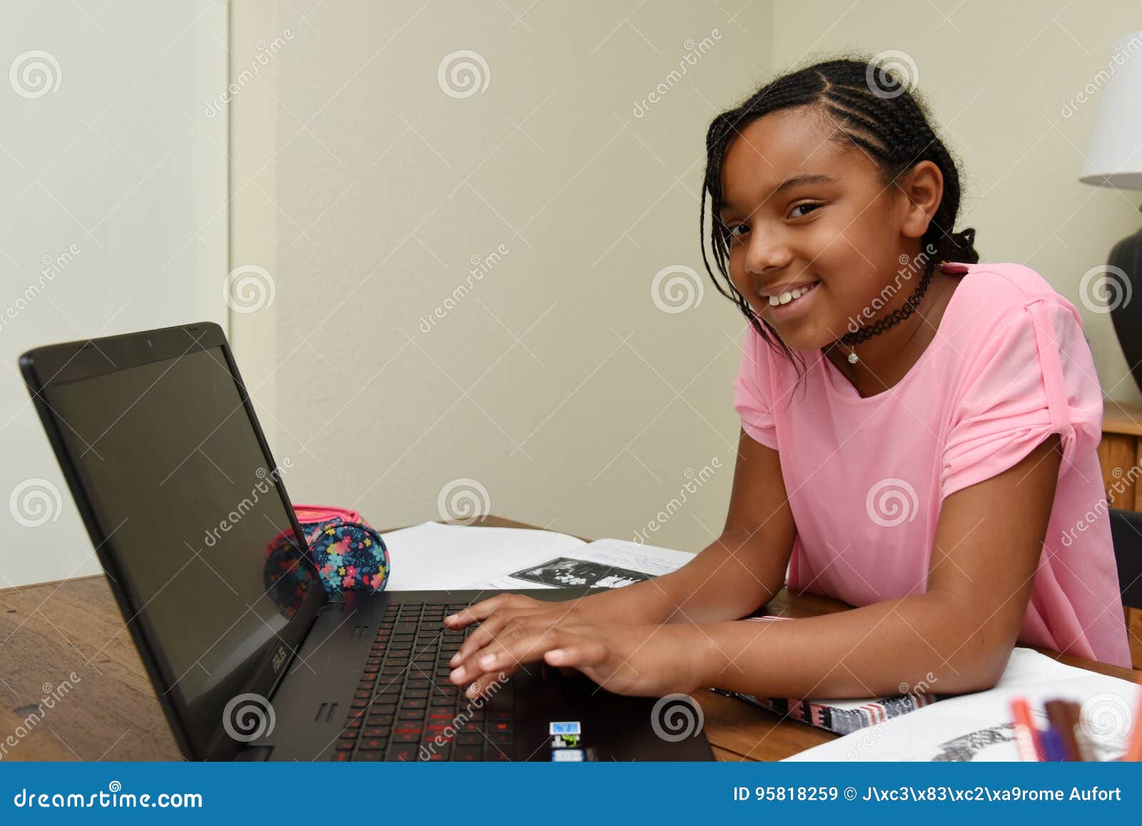 Tutoring at home stock image. Image of child, case, happiness - 95818259