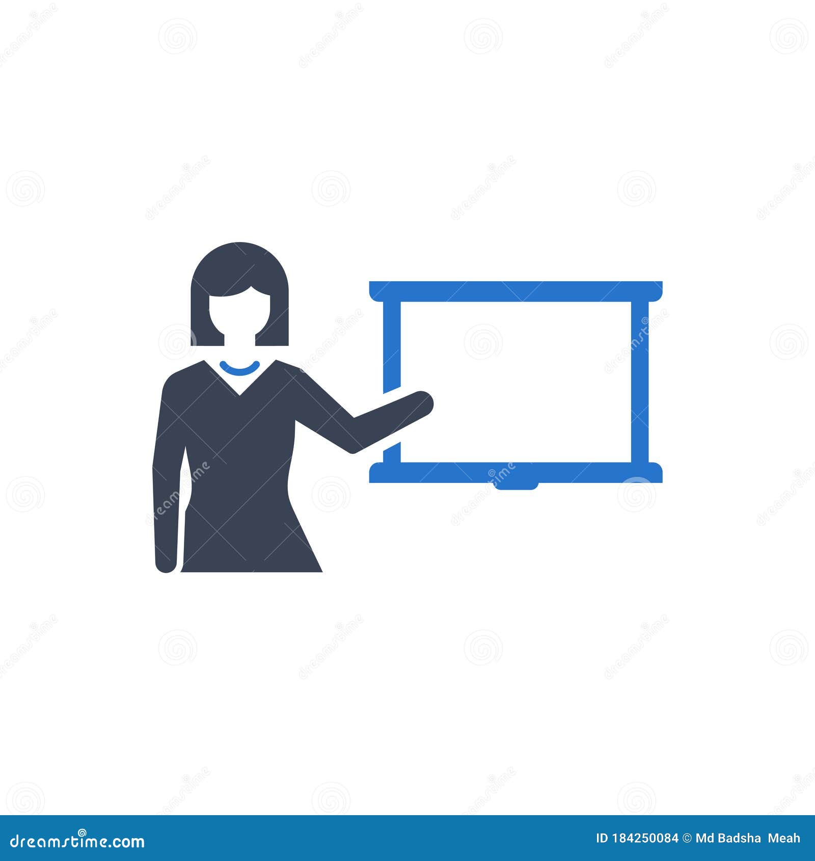 Tutoring icon stock vector. Illustration of lecture - 184250084
