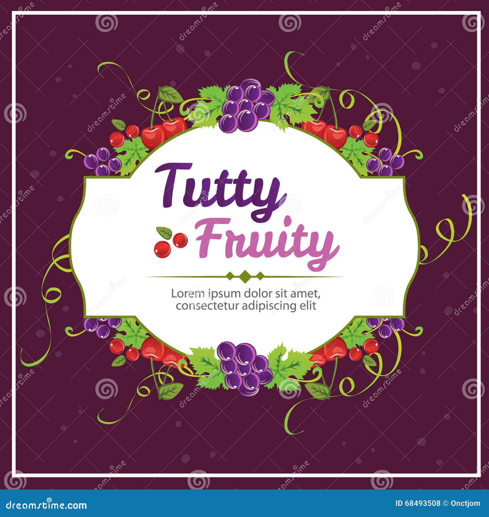 Tutty fruity stock vector. Illustration of green, grocery - 68493508