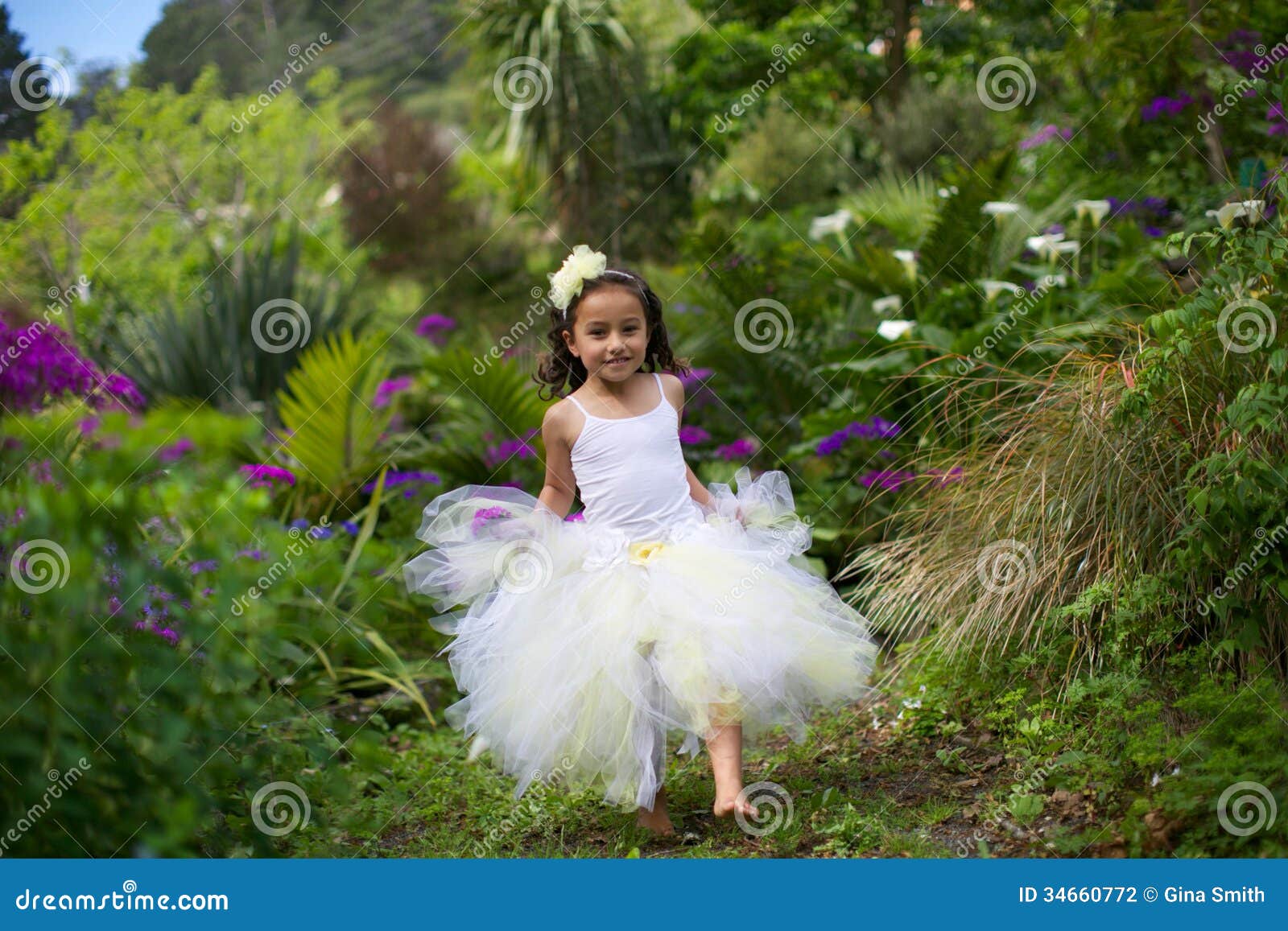Tutu girl. stock photo. Image of cute, bridal, flower - 34660772