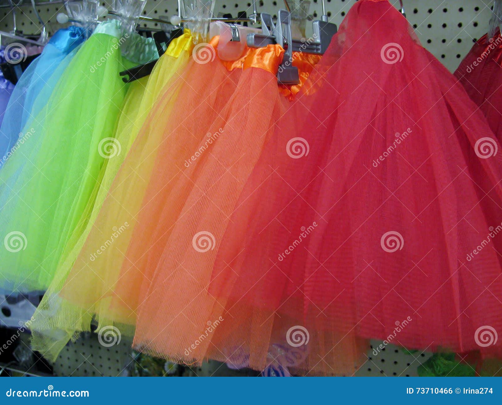 Tutus on store display stock photo. Image of adorable - 73710466