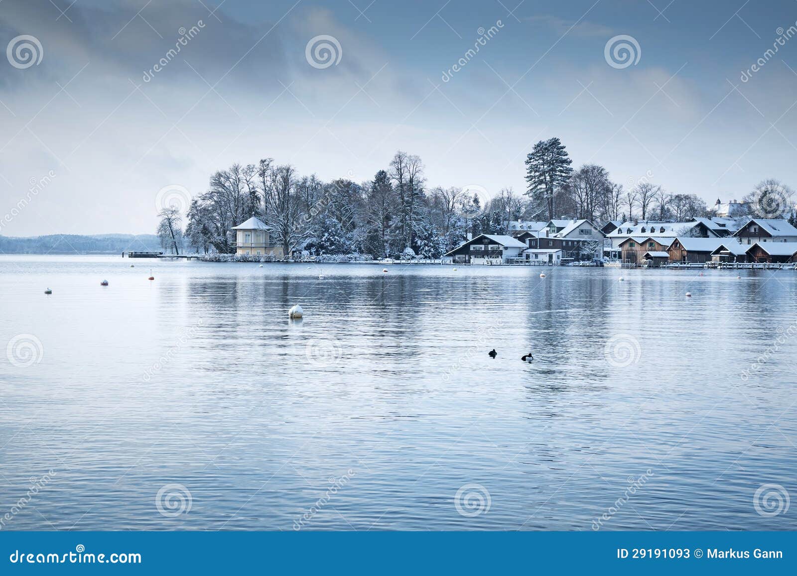 Tutzing immagine stock. Immagine di luce, mattina, germania - 29191093