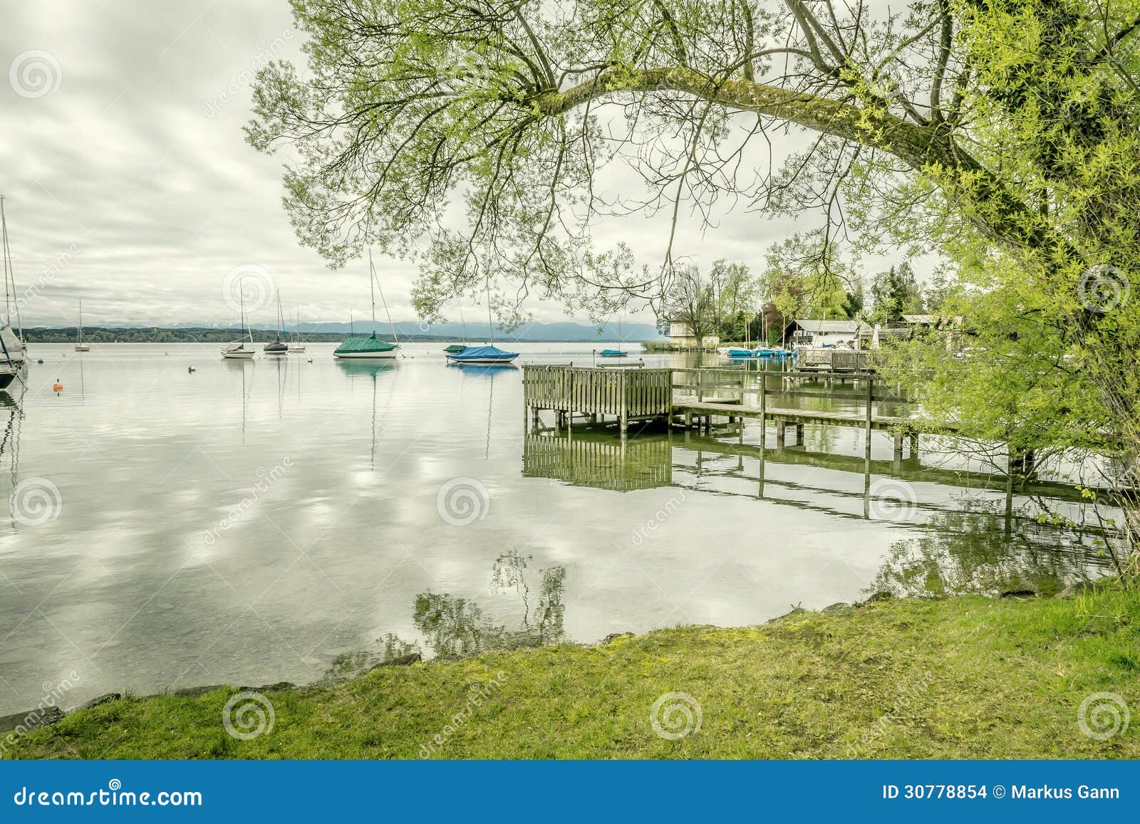 Tutzing stock photo. Image of green, germany, night, outdoor - 30778854