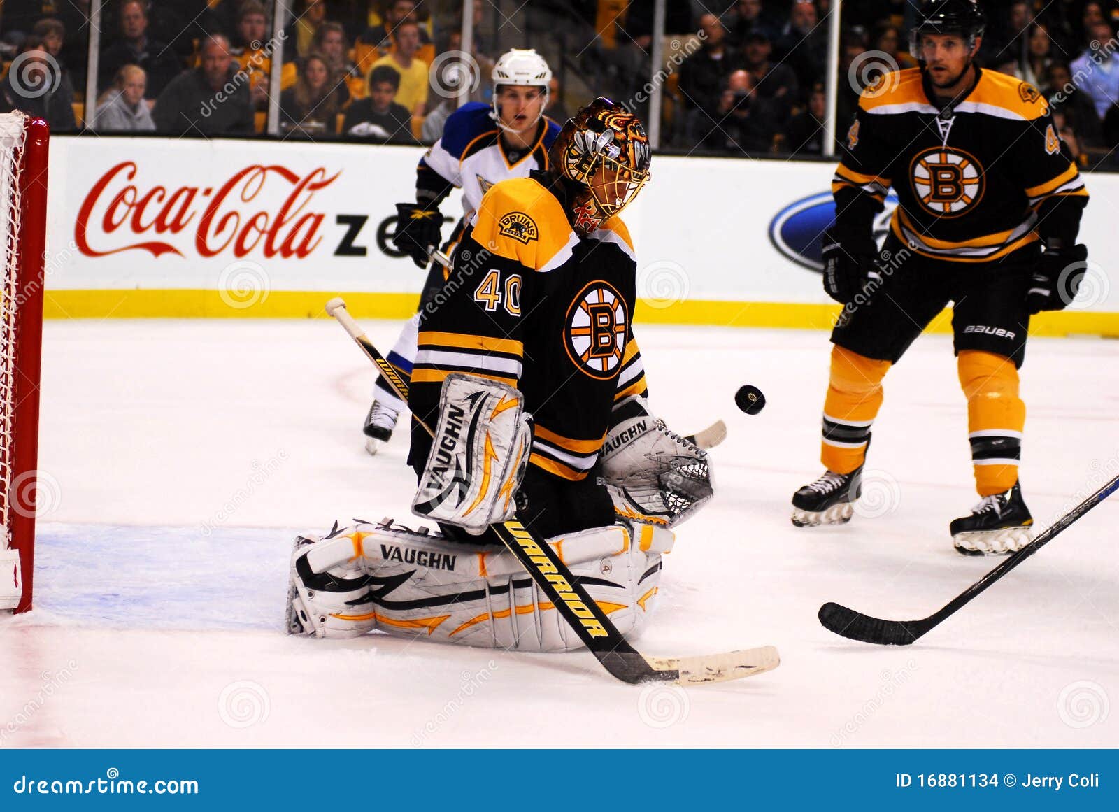 Tuukka Rask makes a save editorial stock image. Image of goalie - 16881134