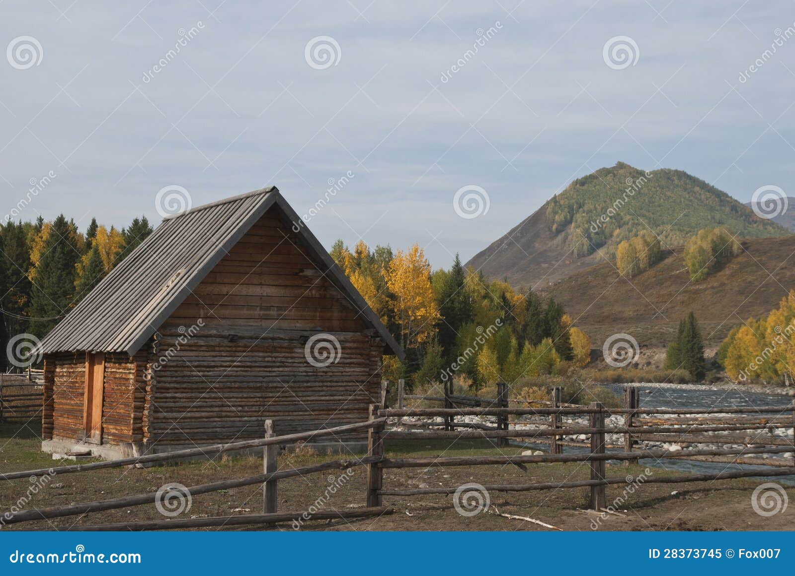 Tuwa people cabin stock image. Image of kanas, white - 28373745