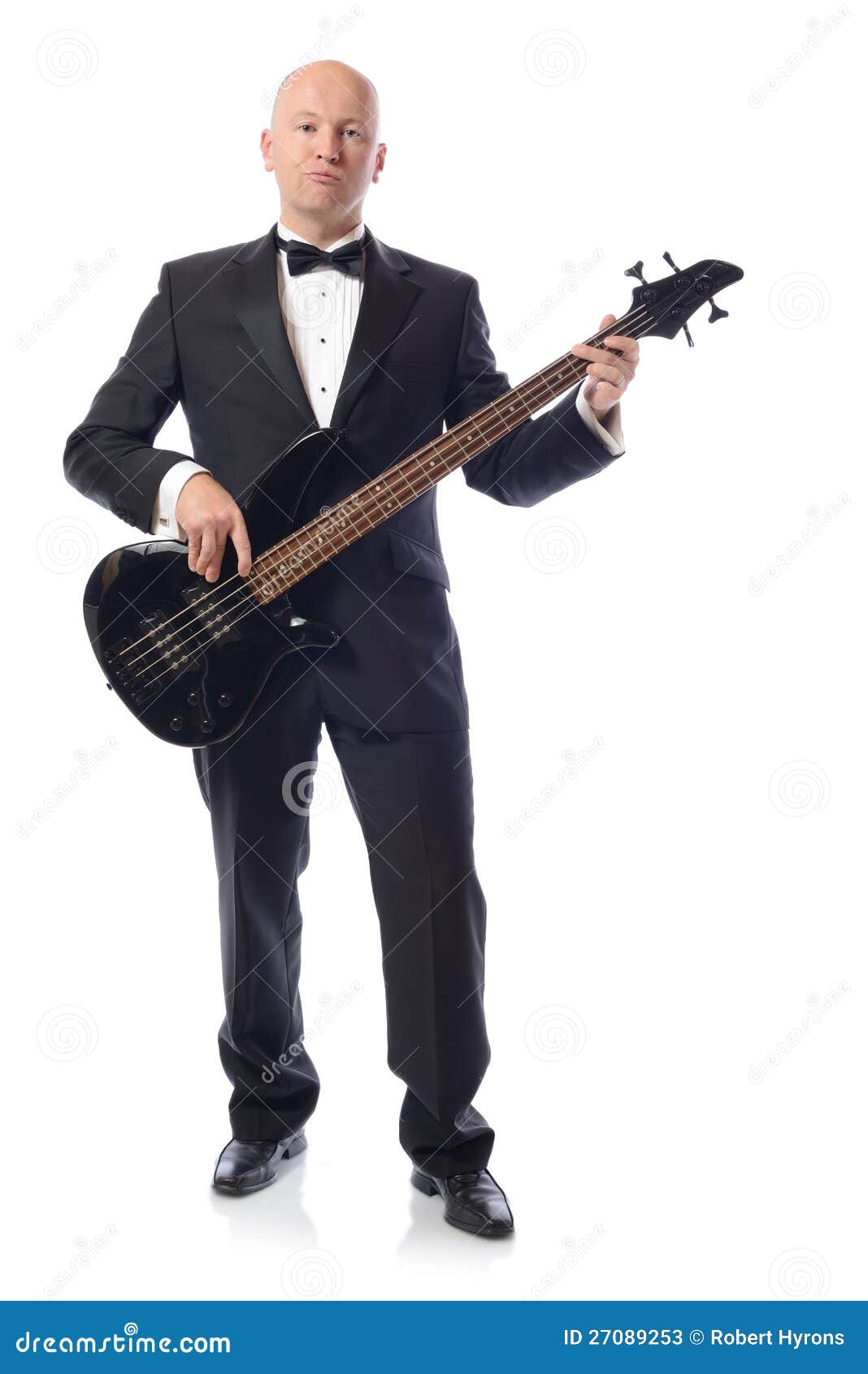 Tuxedo bass stock image. Image of metal, power, sound - 27089253