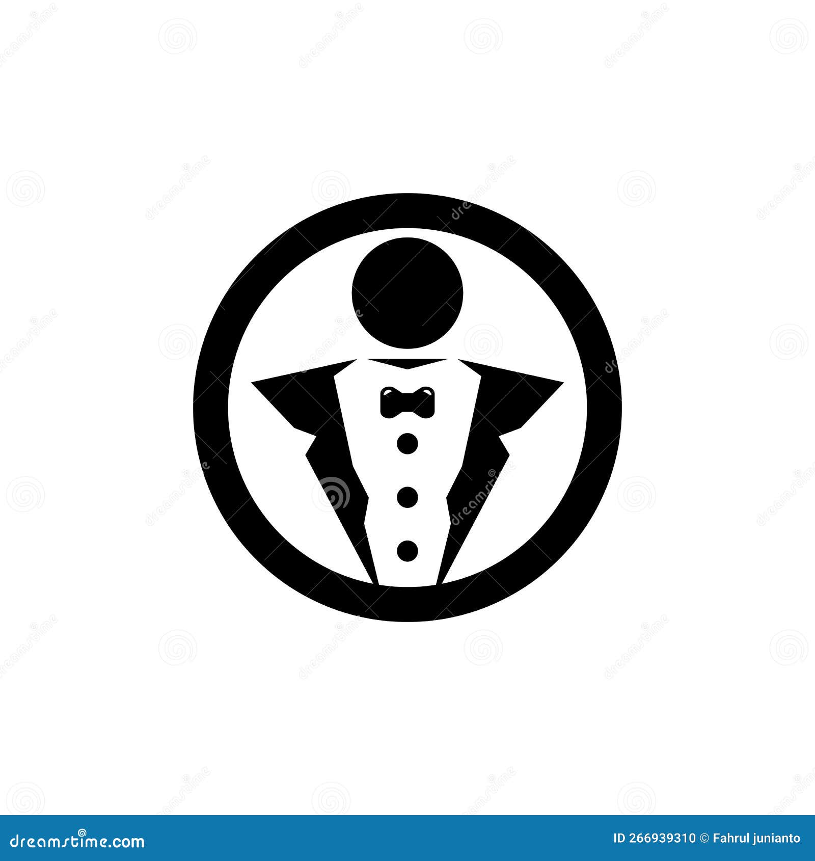 Tuxedo Icon and Symbol Vector Template Stock Illustration ...