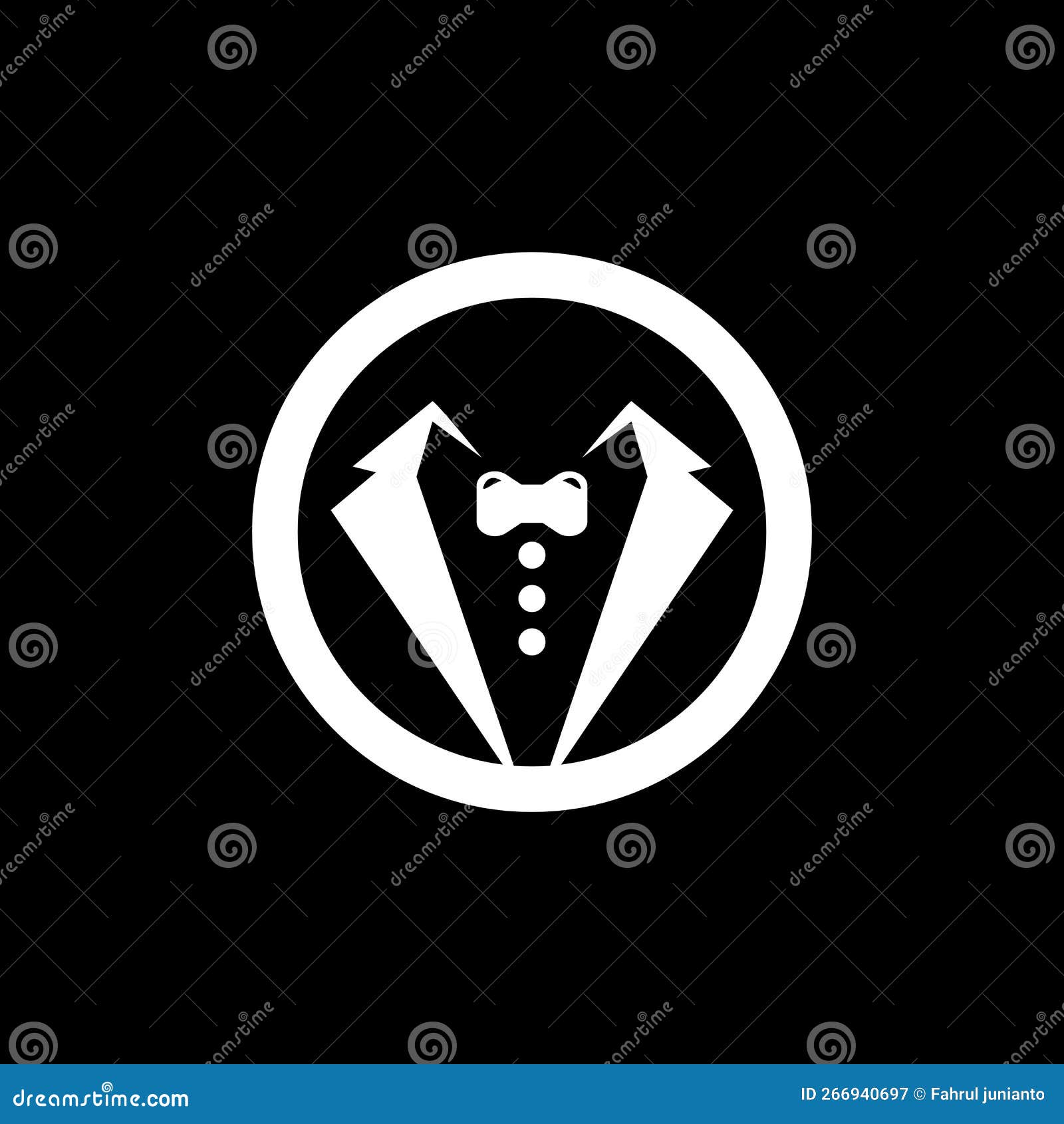 Tuxedo Icon and Symbol Vector Template Stock Illustration ...