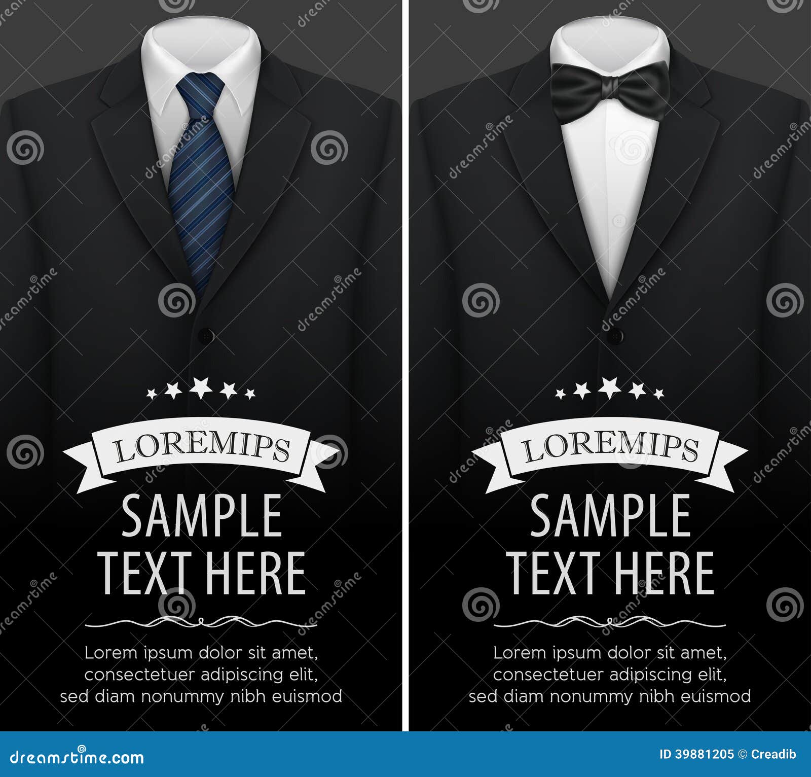 Tuxedo Vector Background | CartoonDealer.com #50457319