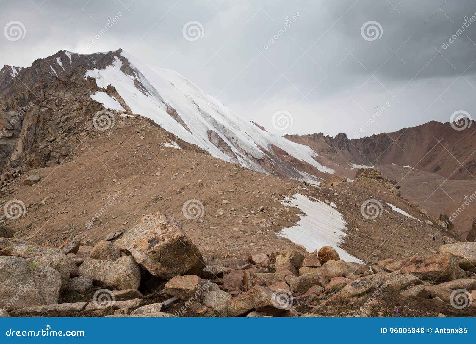 Tuyuk Su stock photo. Image of mountain, almaty, view - 96006848