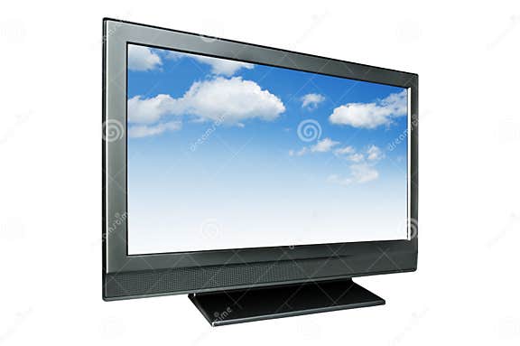 Tv stock photo. Image of large, plasma, screen, display - 7631322