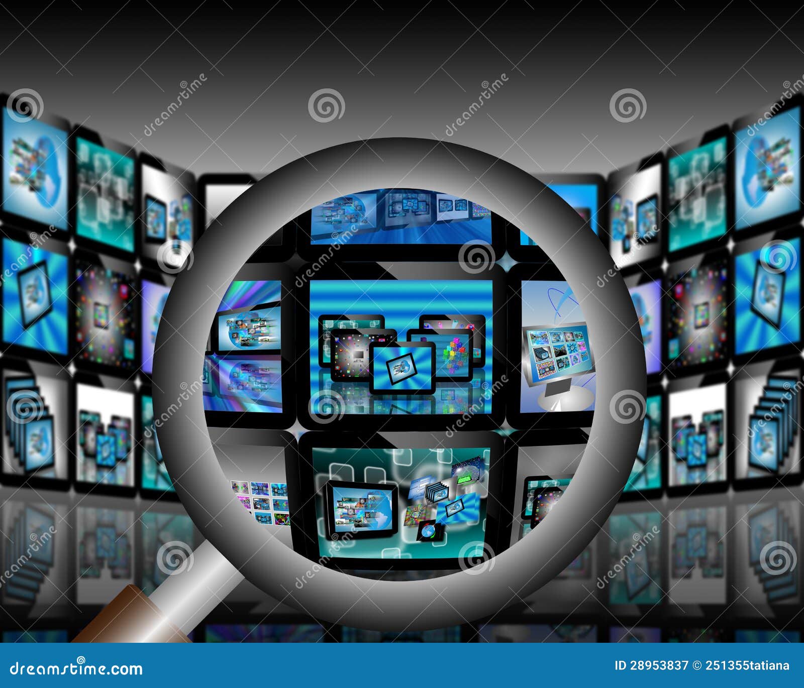 TV abstraction stock illustration. Illustration of liquidcrystal - 28953837