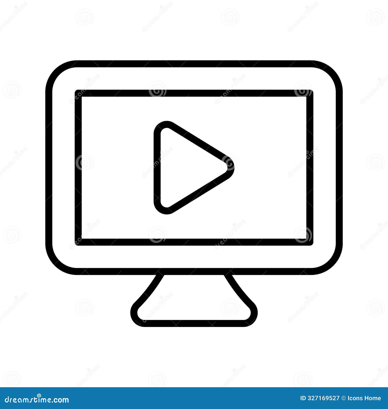 A Tv App Icon Denoting Television or Streaming Services App, Presented ...