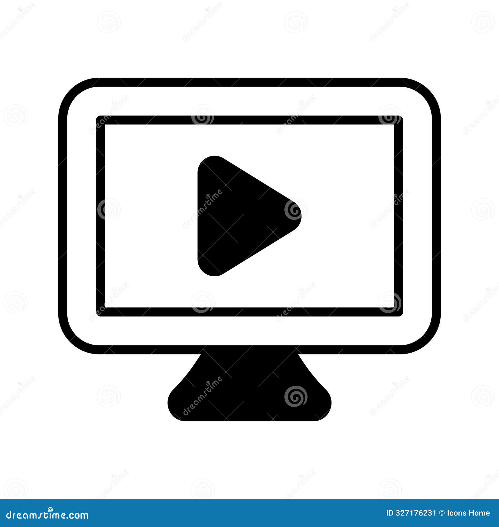 A Tv App Icon Denoting Television or Streaming Services App, Presented ...