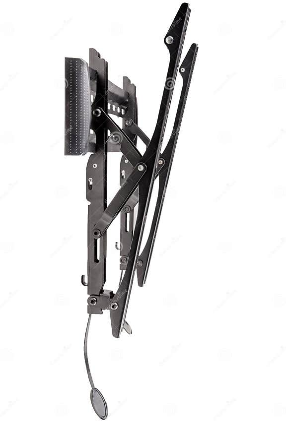 TV bracket LED display stock image. Image of flat, wall - 88000125