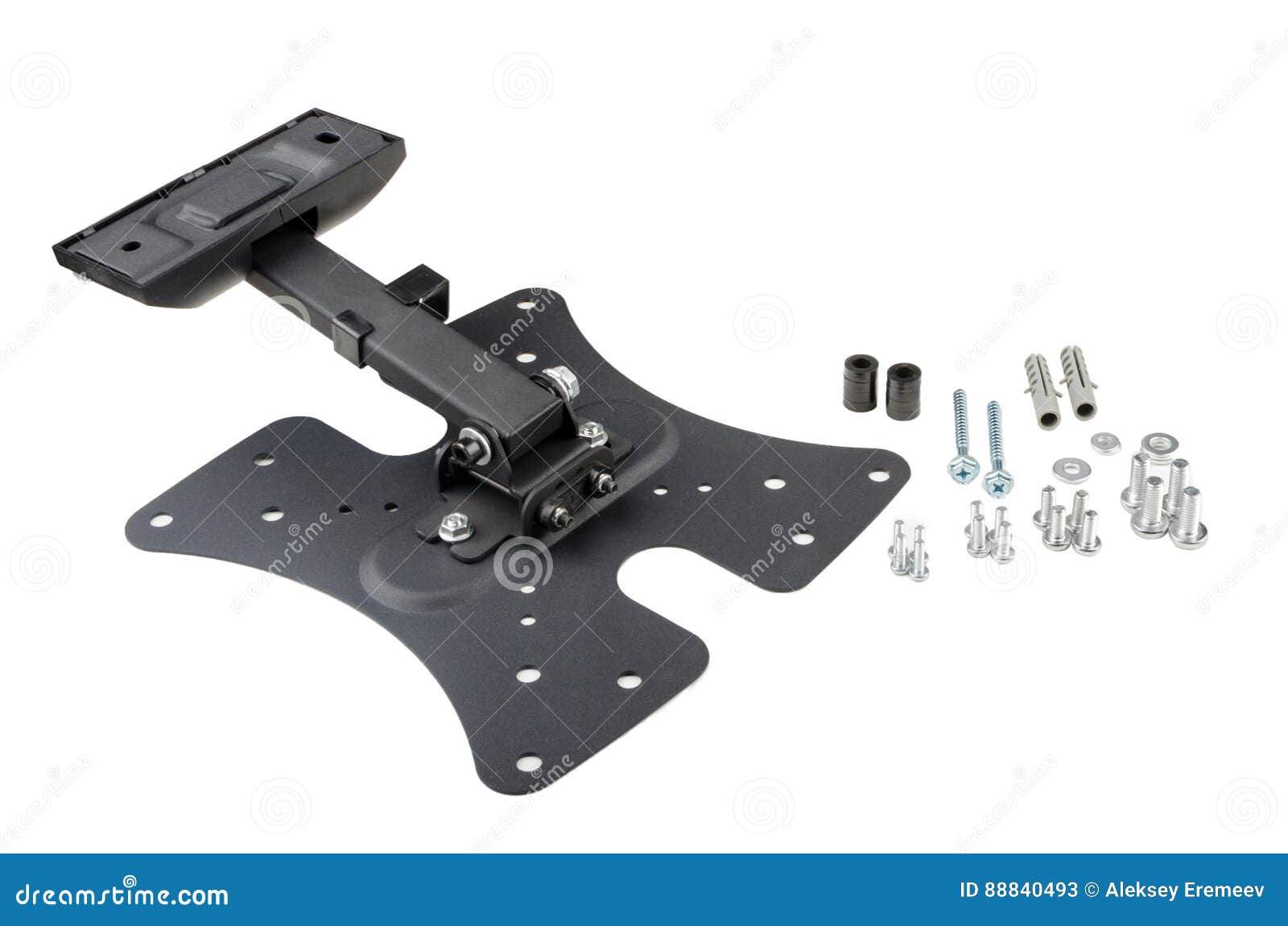 TV bracket LED display stock image. Image of isolated - 88840493