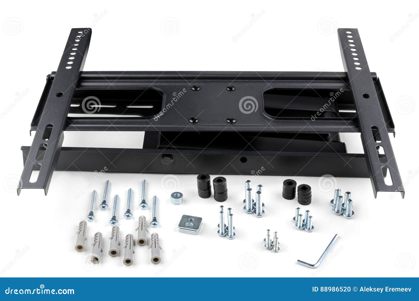 TV bracket LED display stock photo. Image of bracket - 88986520