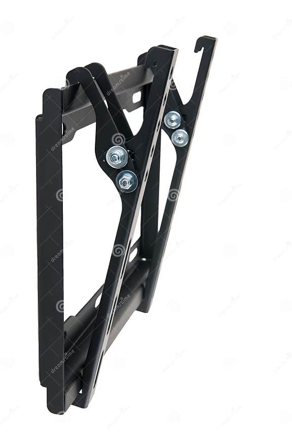 TV bracket LED display stock photo. Image of wall, closeup - 89100406