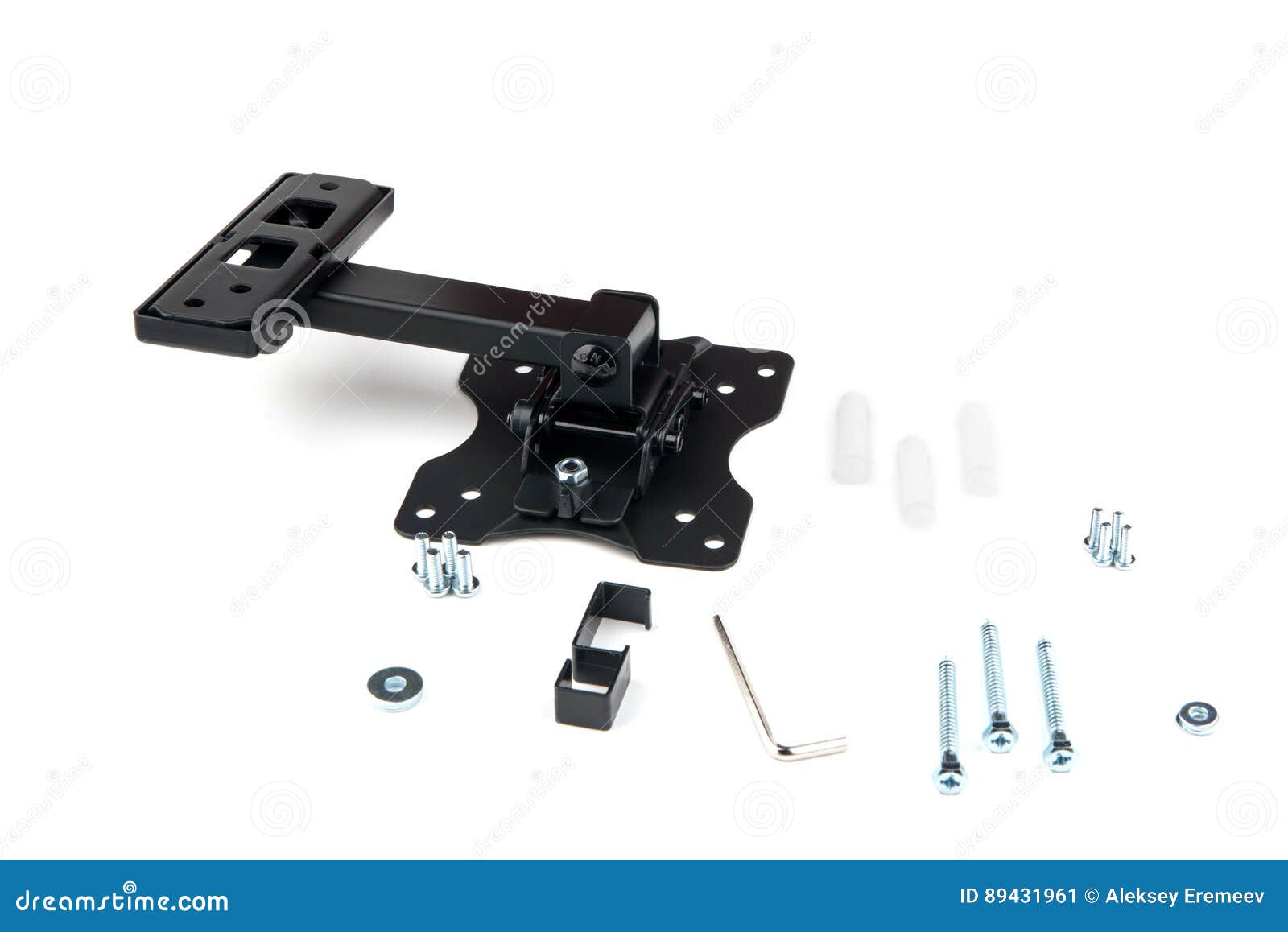 TV bracket LED display stock image. Image of isolated - 89431961