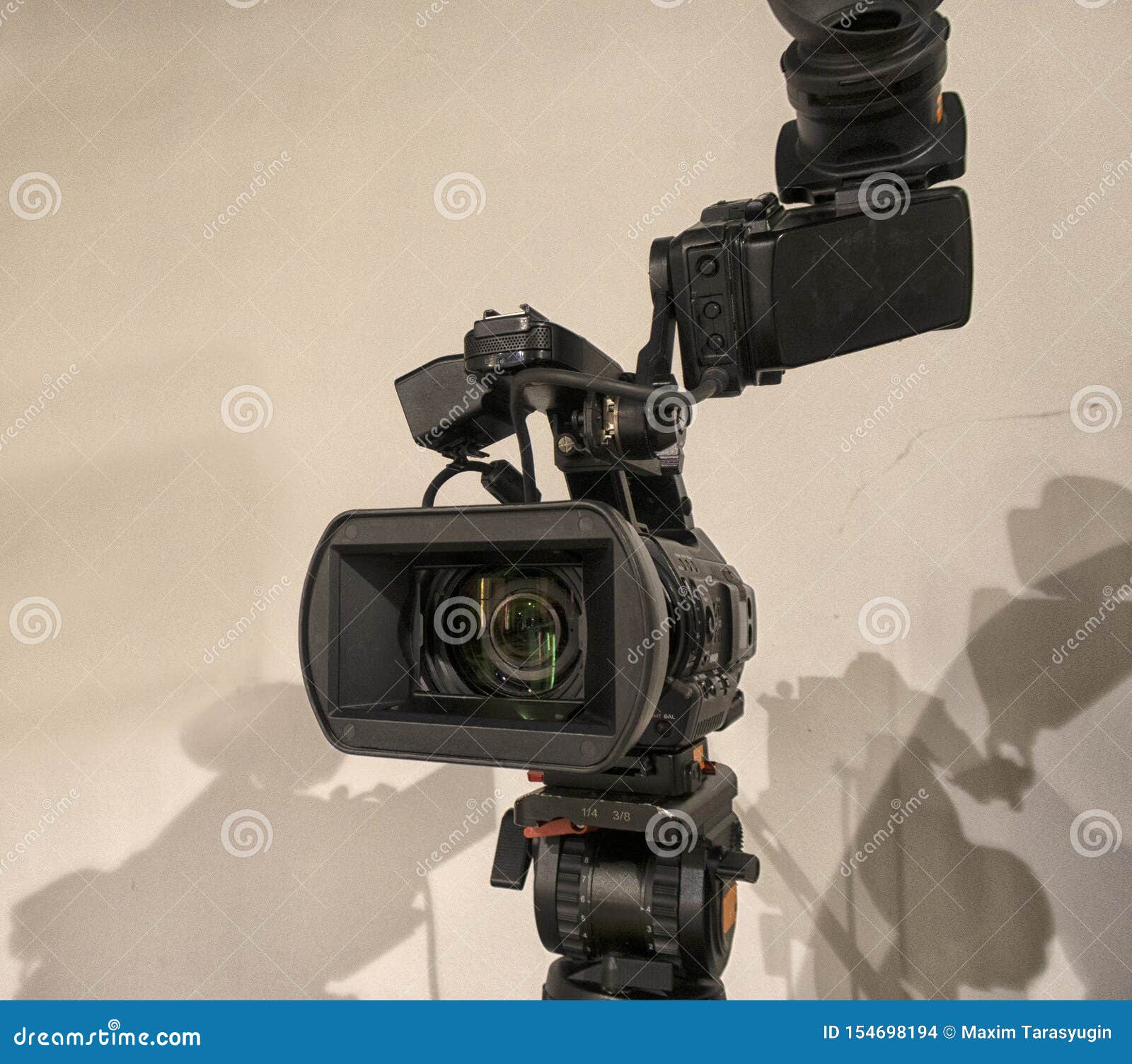 TV Broadcast of the Event from the TV Studio. Stock Photo - Image of ...