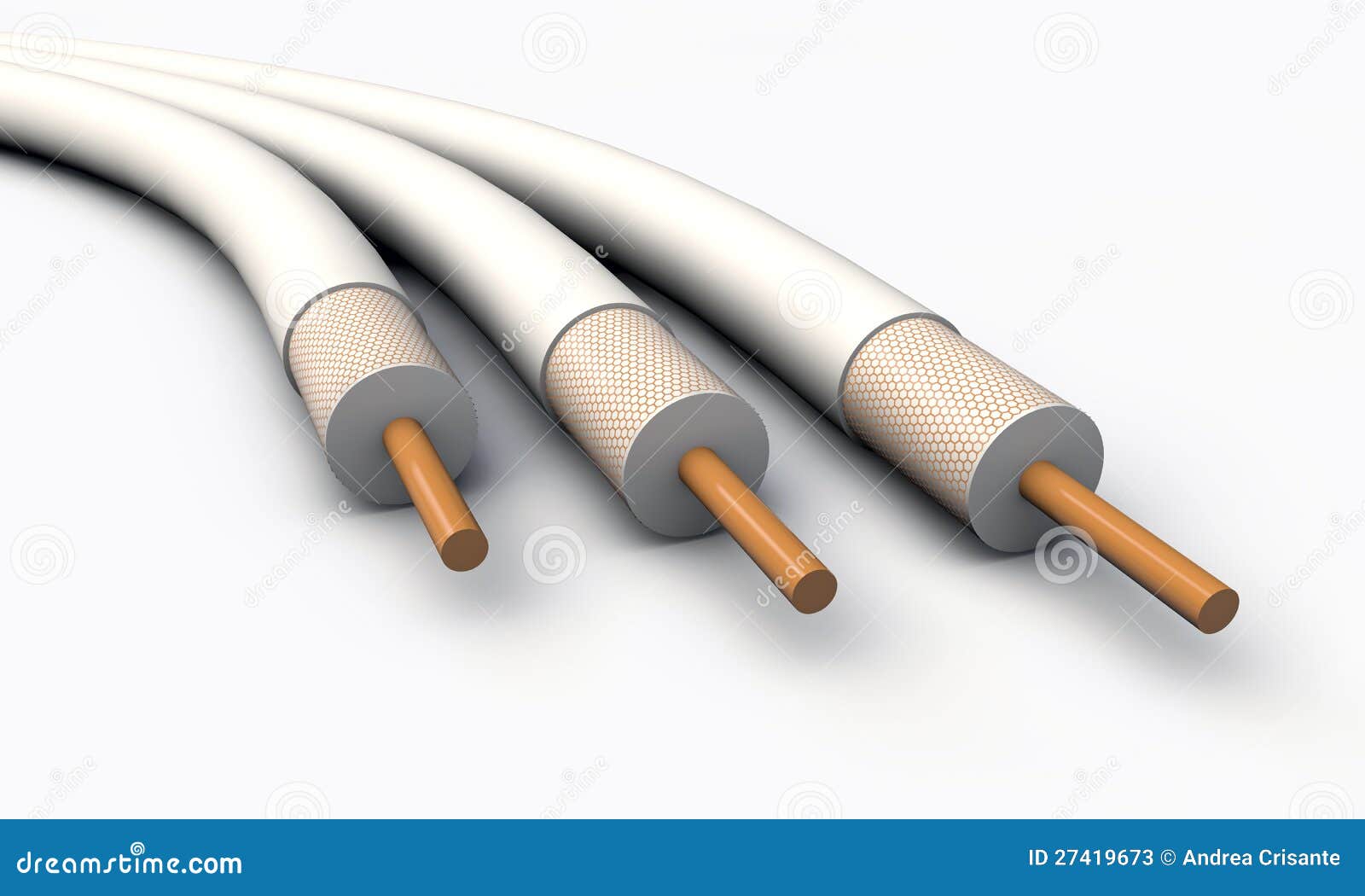 Tv cables stock illustration. Illustration of flexible - 27419673