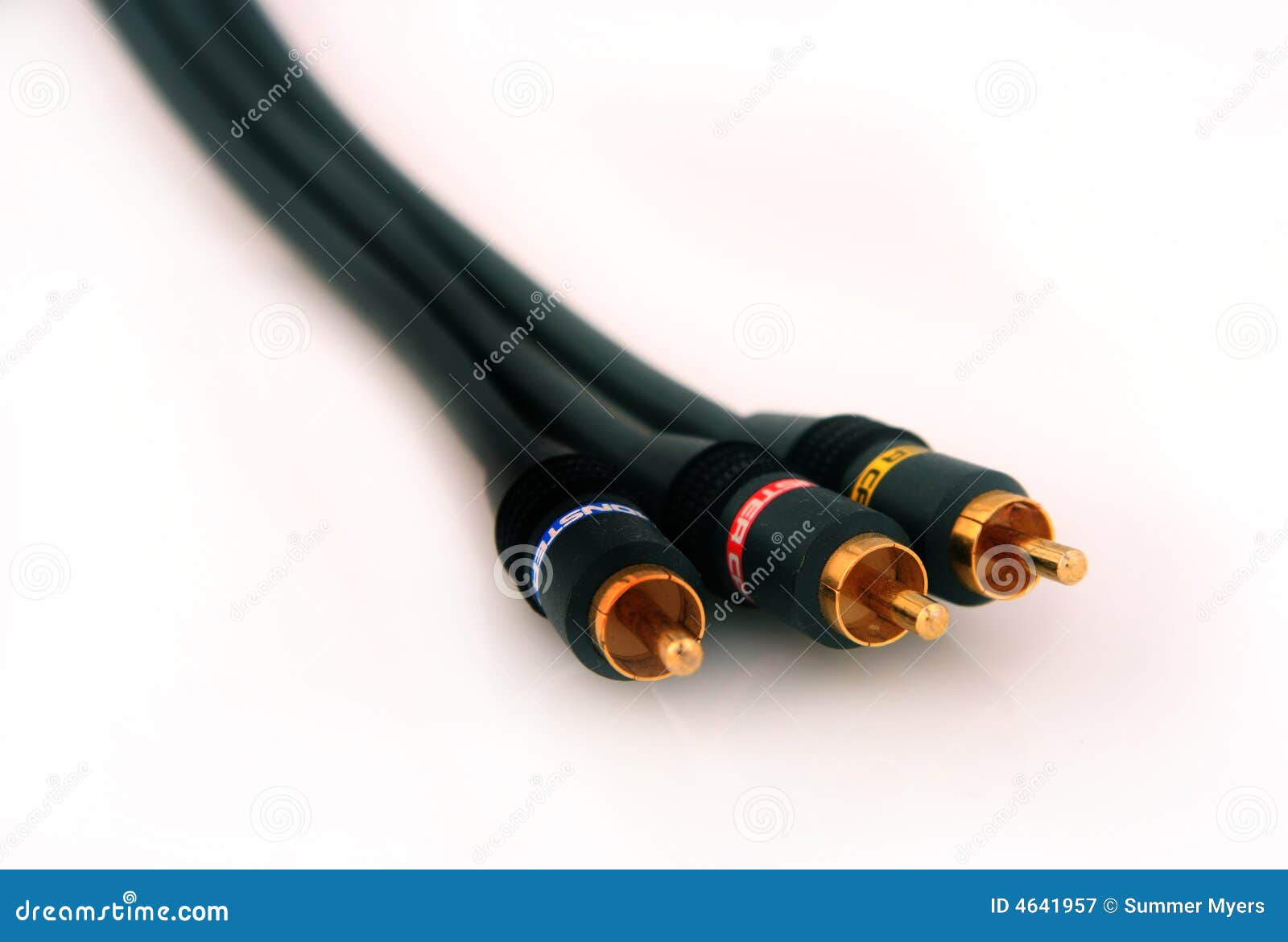 TV Cables stock image. Image of copper, xbox, prongs, television - 4641957