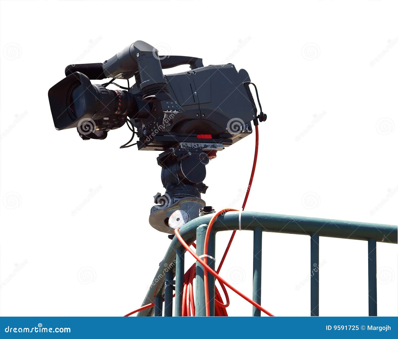 TV Camera stock image. Image of isolated, programme, clipping - 9591725