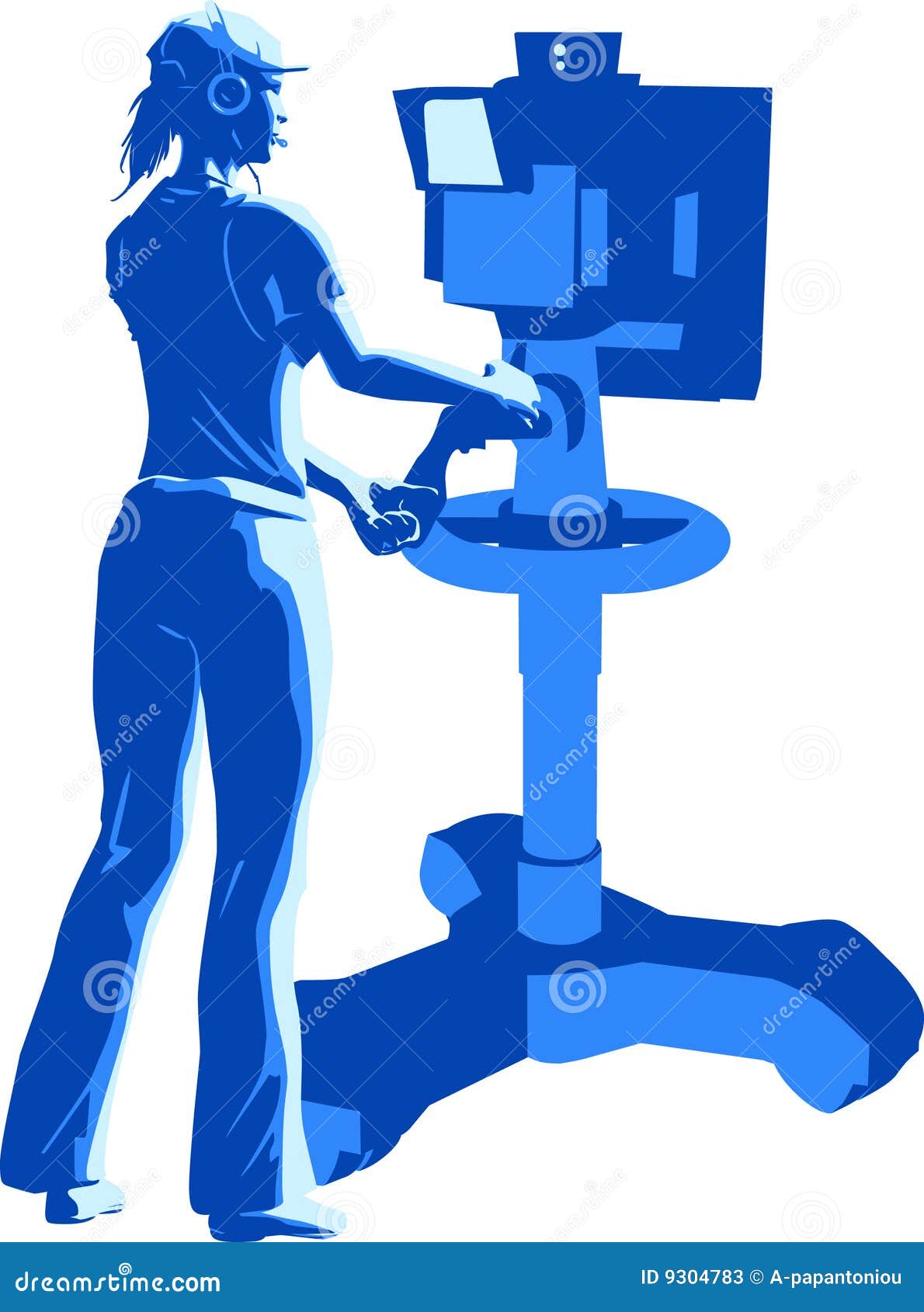 Operator Cartoons, Illustrations & Vector Stock Images - 108979 ...