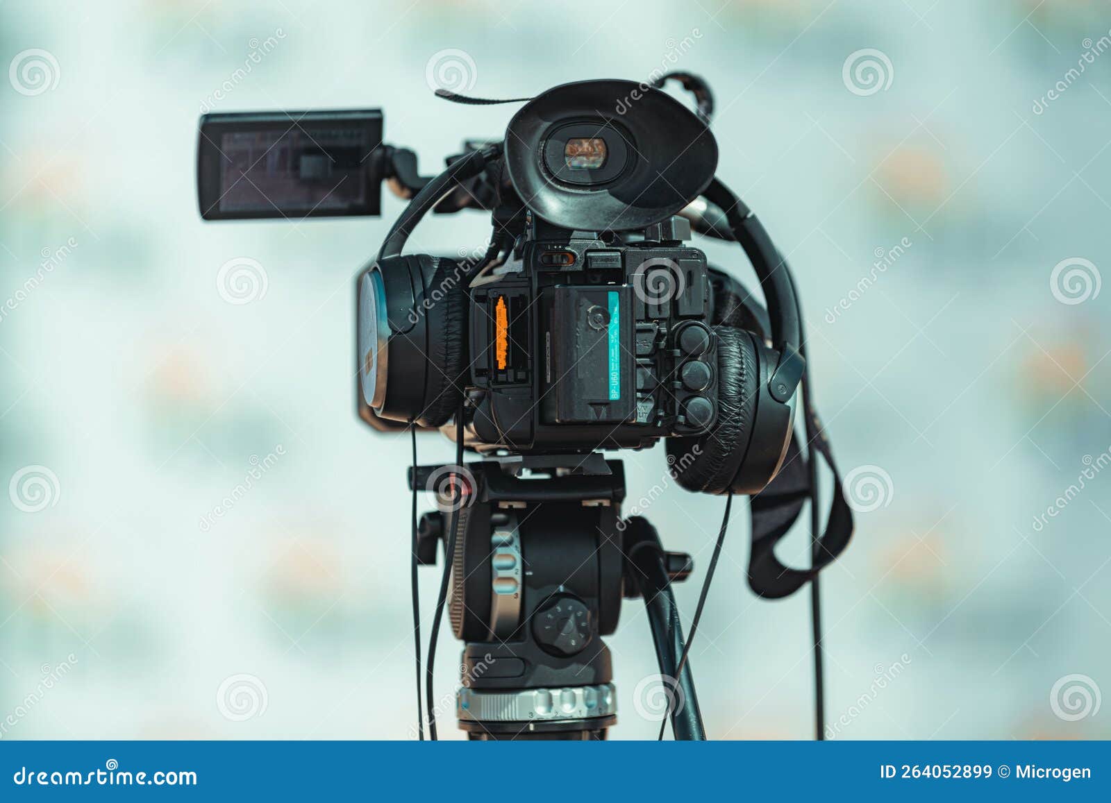 TV Camera Recording a Publicity Event Stock Image - Image of publicity ...