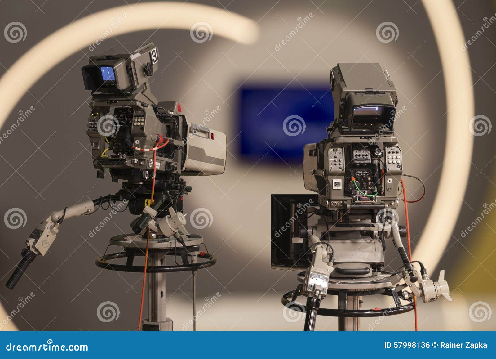 Tv Camera stock photo. Image of professional, production - 57998136