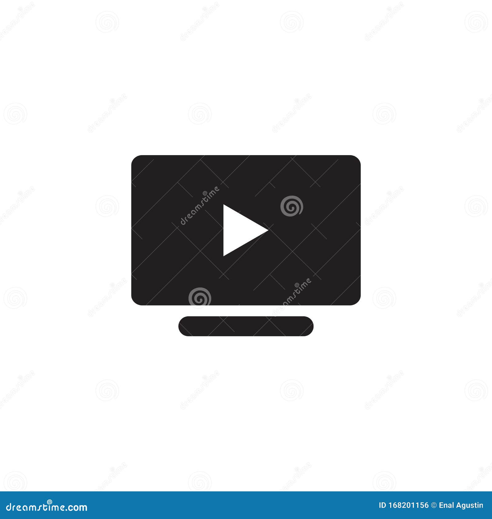 TV Channel Program Icon Logo Design Vector Template Stock Illustration ...