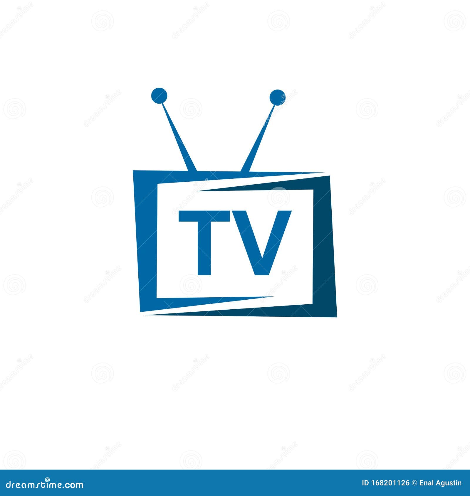 TV Channel Program Icon Logo Design Vector Template Stock Vector ...